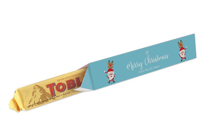 Piggy Back Personalised Christmas Toblerone Bar In A Box