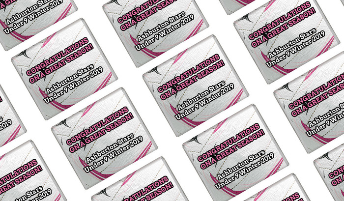 Netball Ball Personalised Mini Chocolates