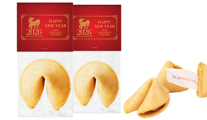 Floral Fortune Cookie With Custom Topper