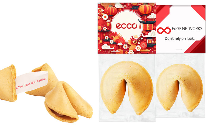 Fortune Cookie With Custom Message Inside