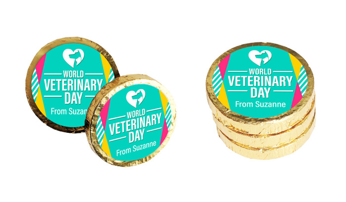 World Veterinary Day Chocolate Coins