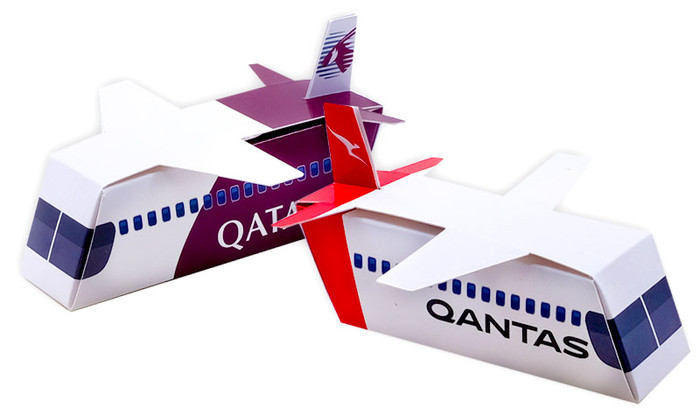 Branded 10cm Airplane Box