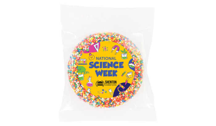 National Science Week Personalised Chocolate Freckle