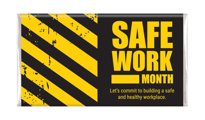 Safe Work Month Custom Chocolate Bars