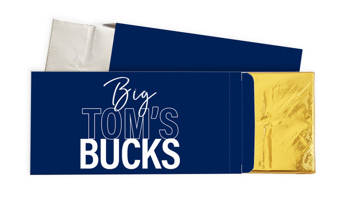 Big Announcement Bucks Night Personalised Chocolate Bar In A Box