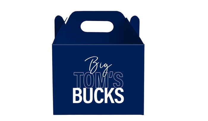 Big Announcement Bucks Night Personalised Gable Favour Box