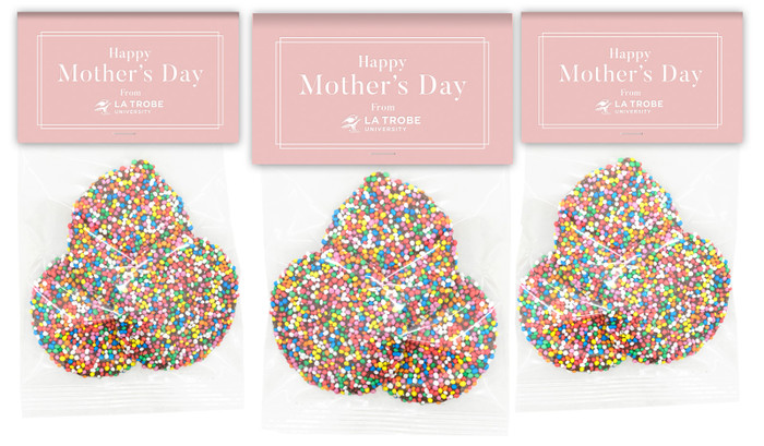 Simple Pink Mother's Day Personalised Speckle Bag