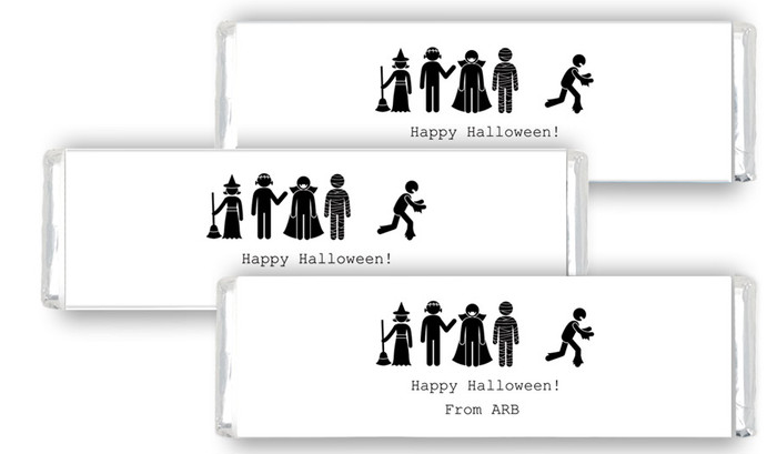 Stick Figures Halloween Cadbury Chocolate Bar
