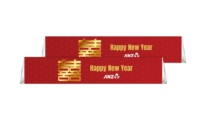 Double Happiness Chinese New Year Custom Toblerone Bars 50g