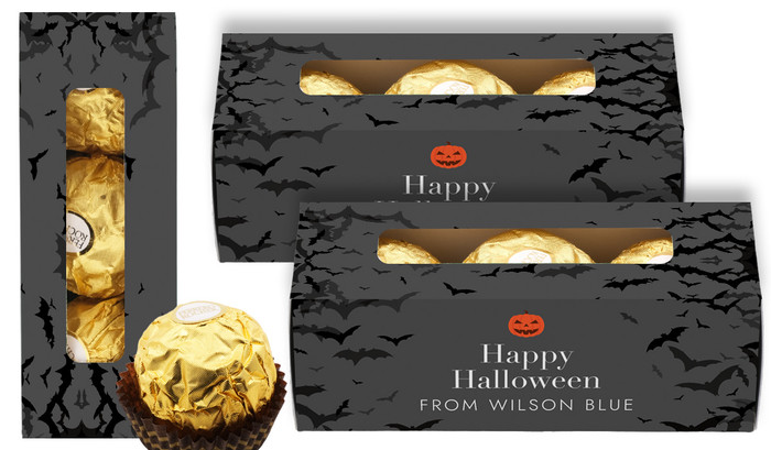 Pumpkin Head Personalised Halloween Ferrero Rocher Gift Box