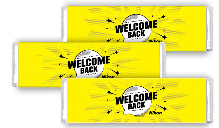 Starburst Welcome Back Personalised Cadbury Chocolate Bar