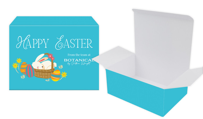 Blue Bunny Basket Personalised Tuck Gift Box