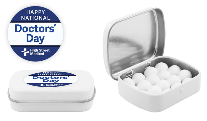 National Doctors Day Personalised Mint Tins