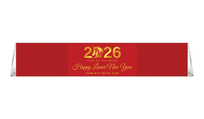 Contemporary Year Chinese New Year Custom Large Toblerone Bars 100g