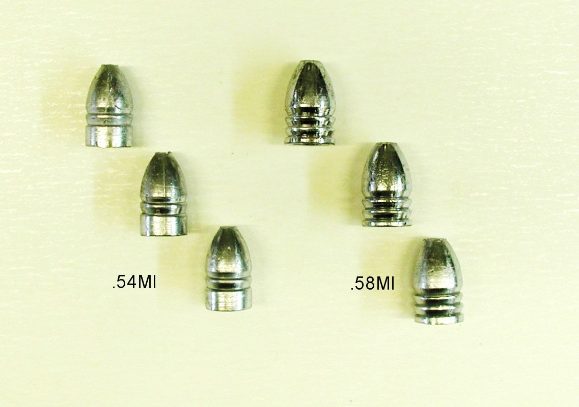 Minie Balls .54 & .58 Caliber for Muskets | October Country