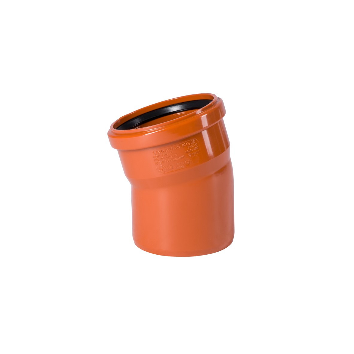 15deg Bend 110mm Sewer | Single Socket