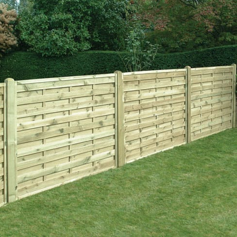 Milan European Fence Panel 1.2m High Pressure Treated