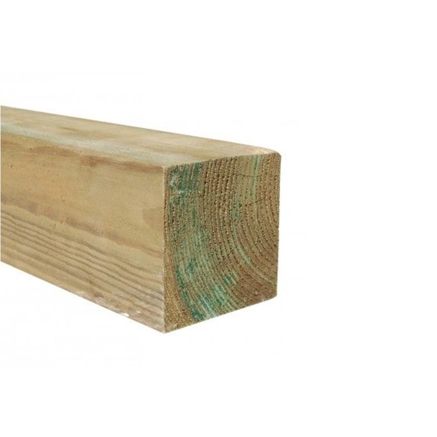 Square Timber Post | 3000 x 100 x 100mm | Treated