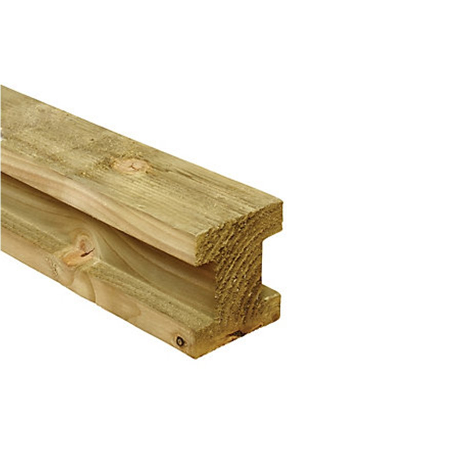 H Timber Post 2400 x 90 x 90mm Treated