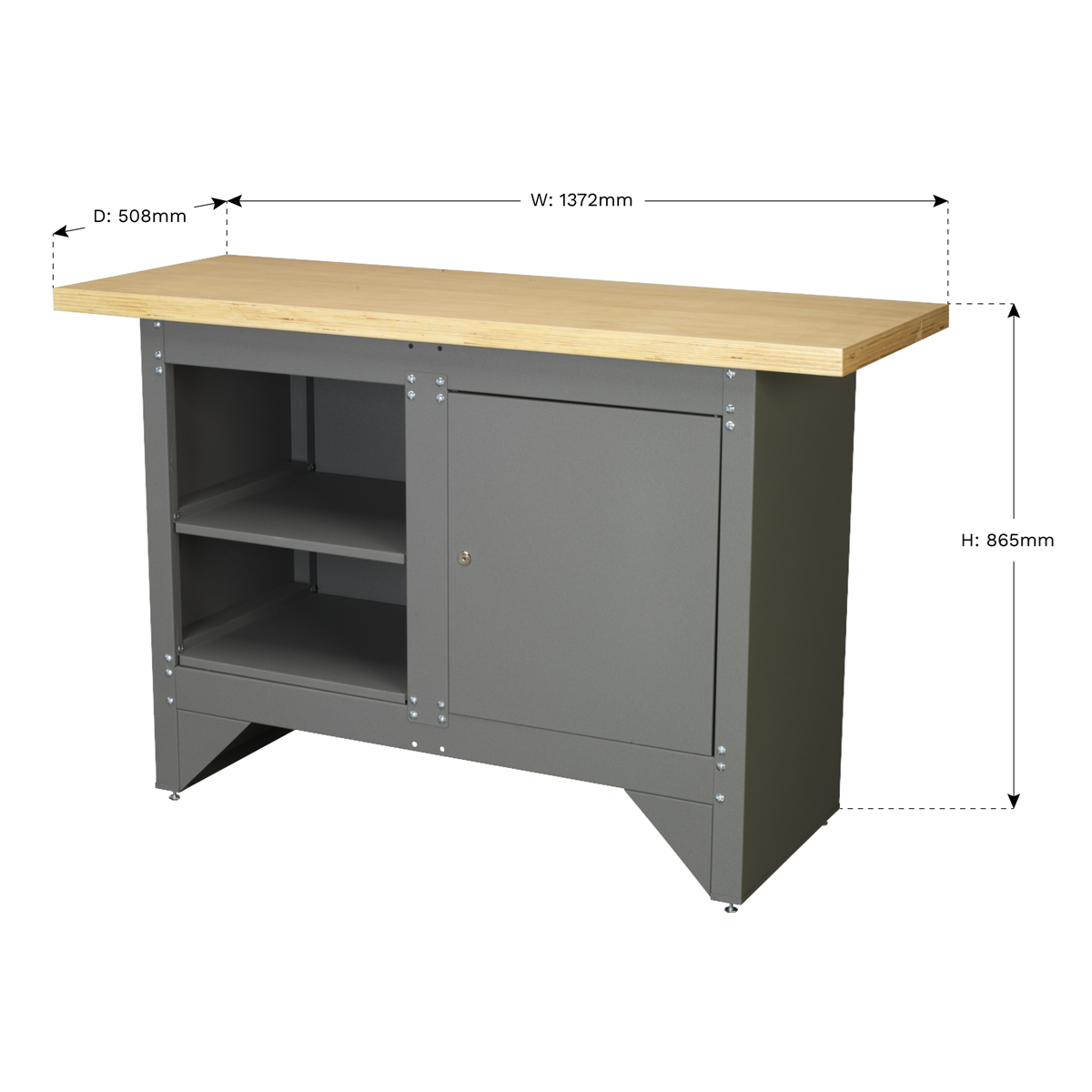 Workbench with Cupboard Heavy-Duty (AP2010)
