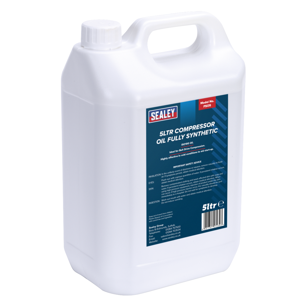 Compressor Oil Fully Synthetic 5L (FSO5)