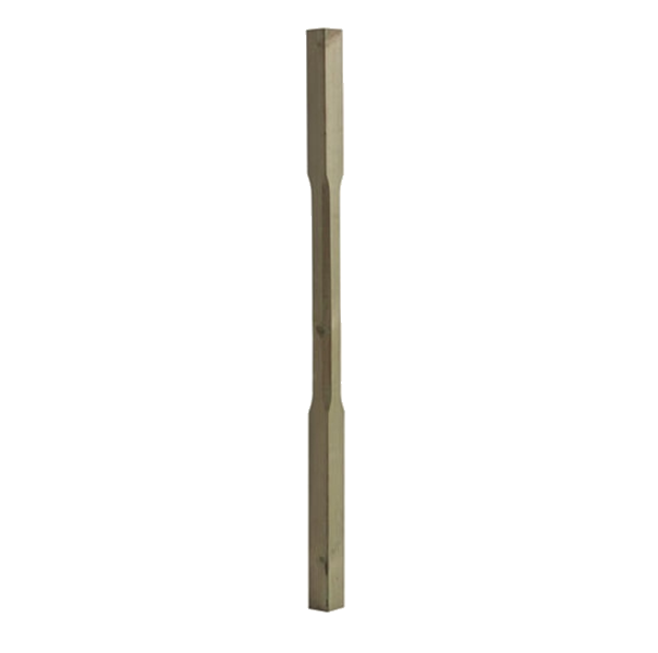 Square Chamfered Spindle | 50 x 50mm | 0.9m