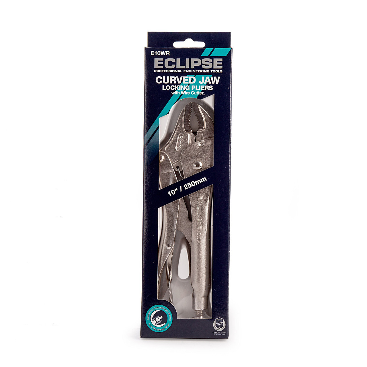 Eclipse E10WR Curved Jaw Locking Plier with Wire Cutter 10 Inch / 250mm