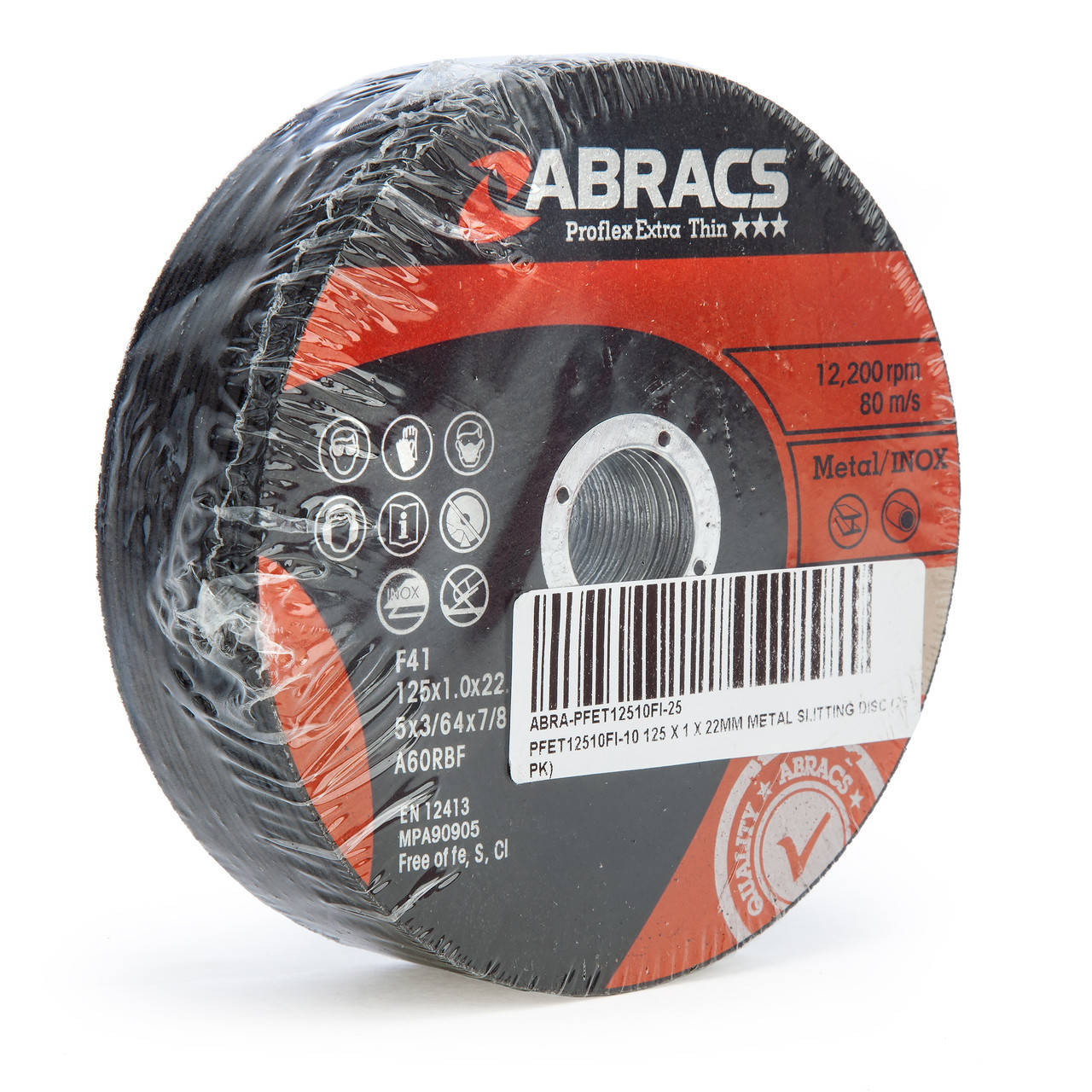 Abracs Proflex Extra Thin INOX Cutting Disc 125mm x 1mm (25 Pack)