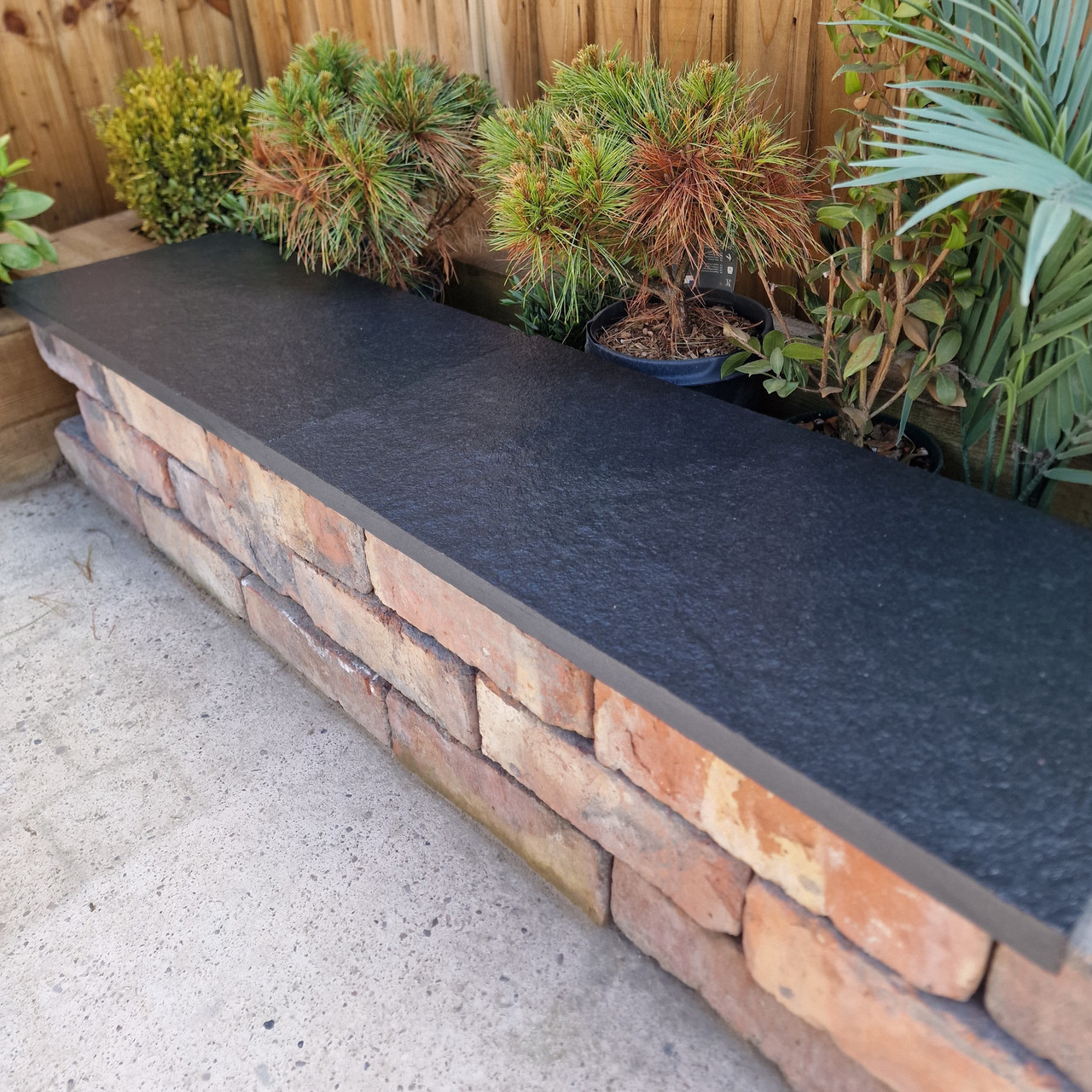 Black Limestone Coping 600 x 295mm
