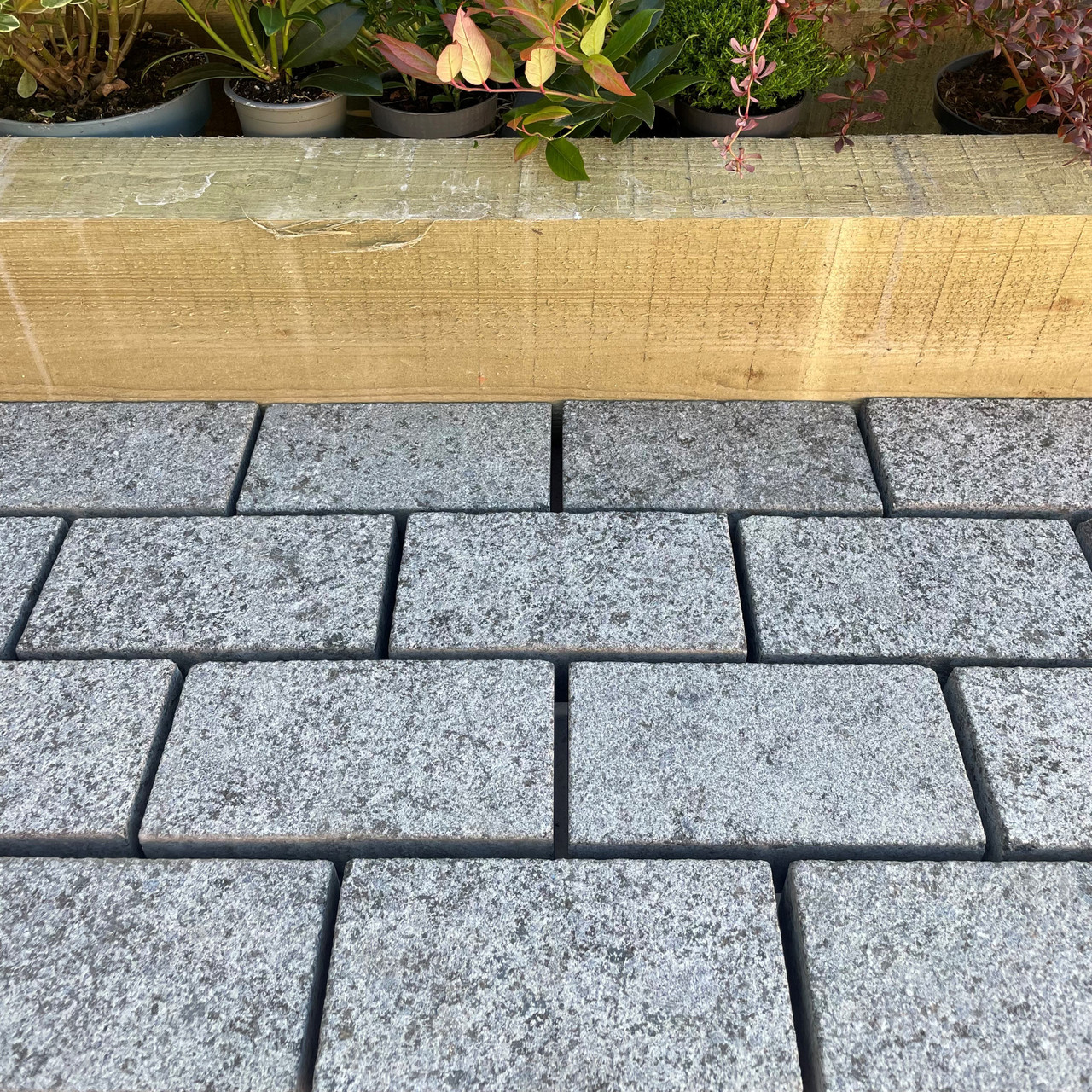 Granite Elite Sawn Block Paving Silver- 200 x 100mm (m2)