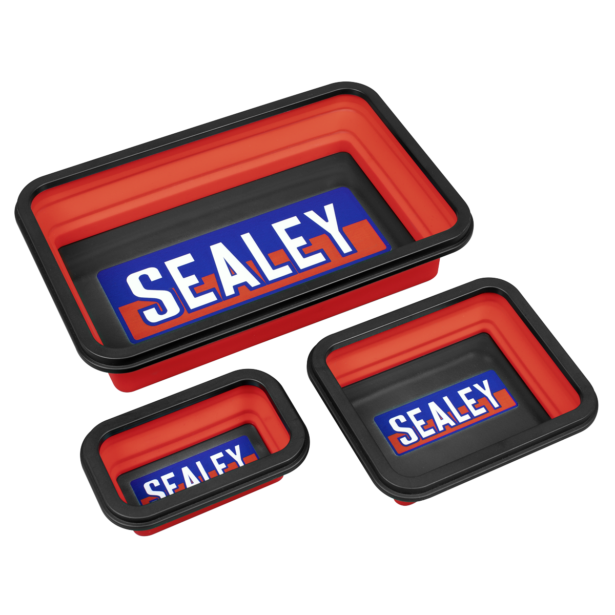 Sealey Parts Tray Collapsible Magnetic - Set of 3 (APCMTS)