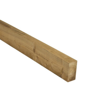 Timber Motorway Rail 3600 x 88 x 38mm Treated