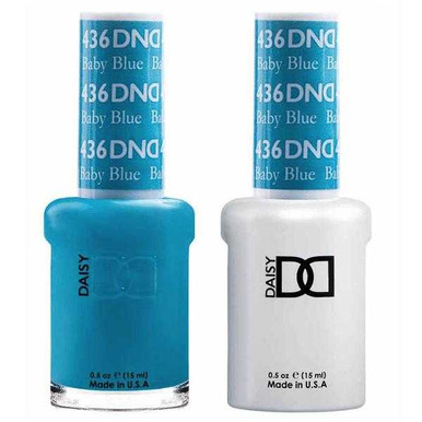 DND Gel & Matching Lacquer- 436 BABY BLUE