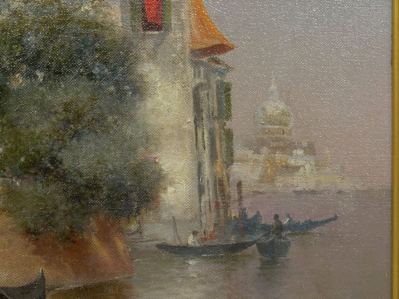 "Venetian Canal" | Warren Sheppard - silla | antiques & art