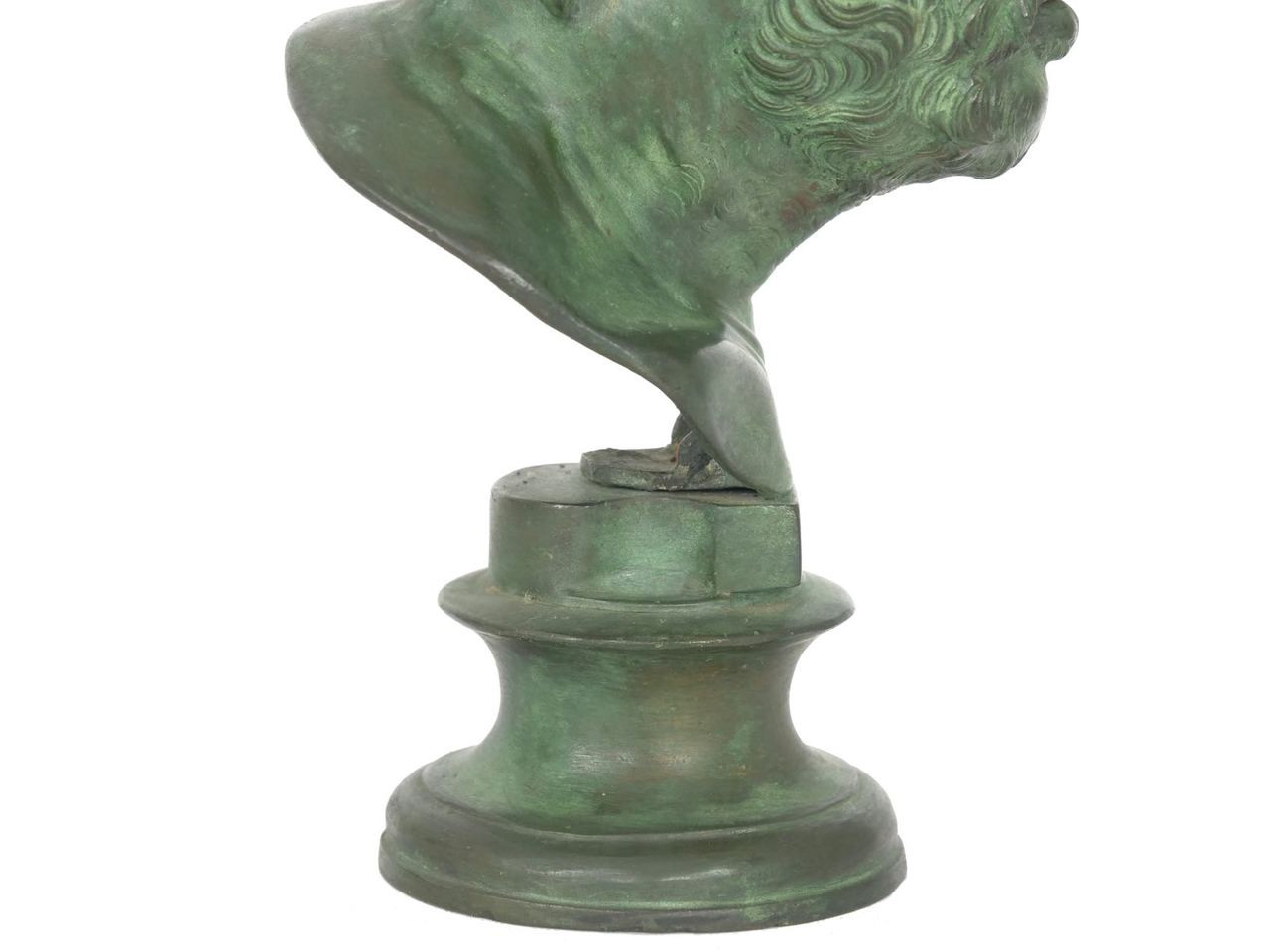Bust of a Roman Statesman, bronze sculpture | Italian, 19th Century