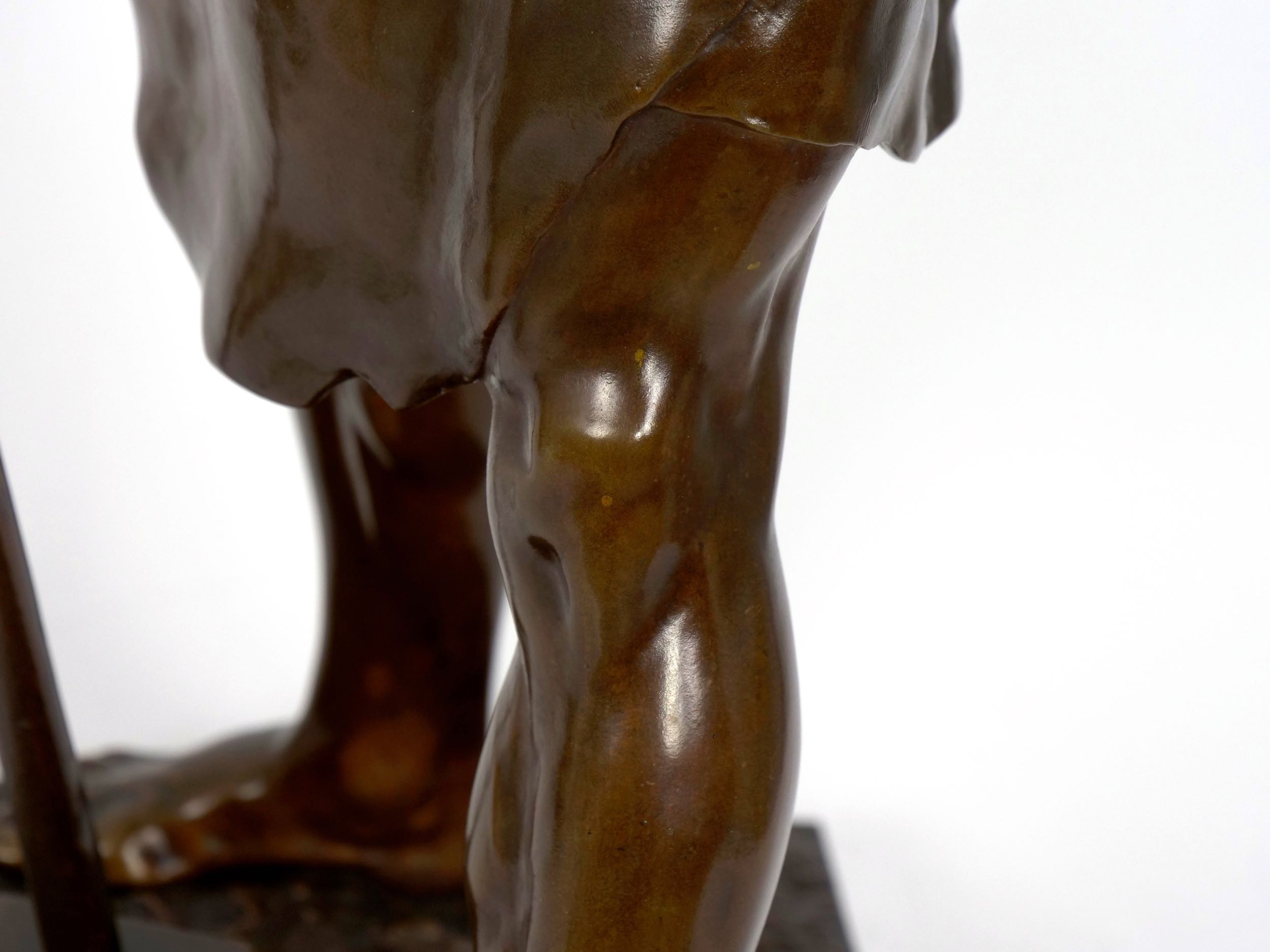 "Pax et Labor" antique French bronze sculpture by Émile Louis Picault