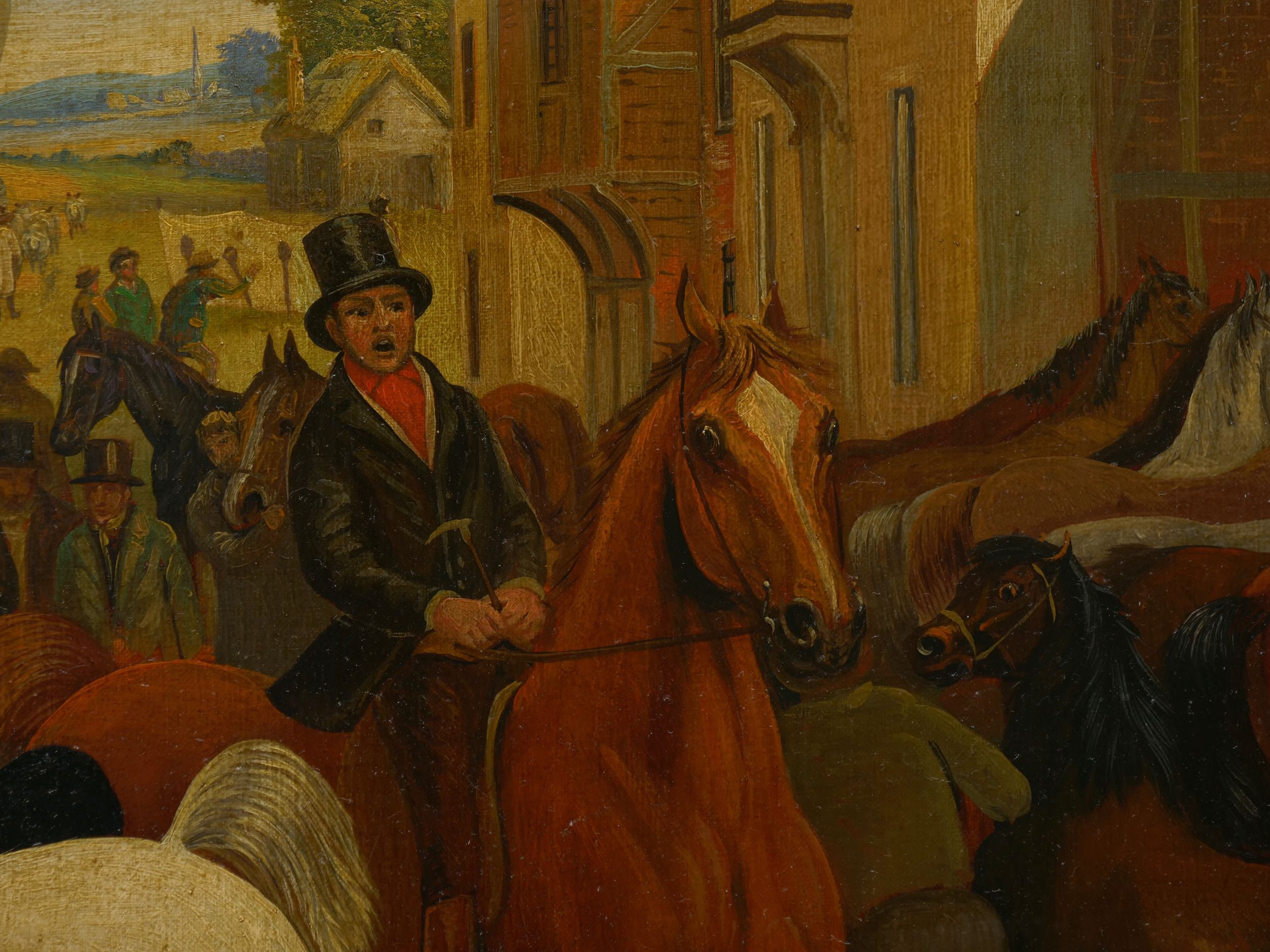 "Barnet Fair" (1845), oil painting | Thomas Smythe (British, 1825-1906)