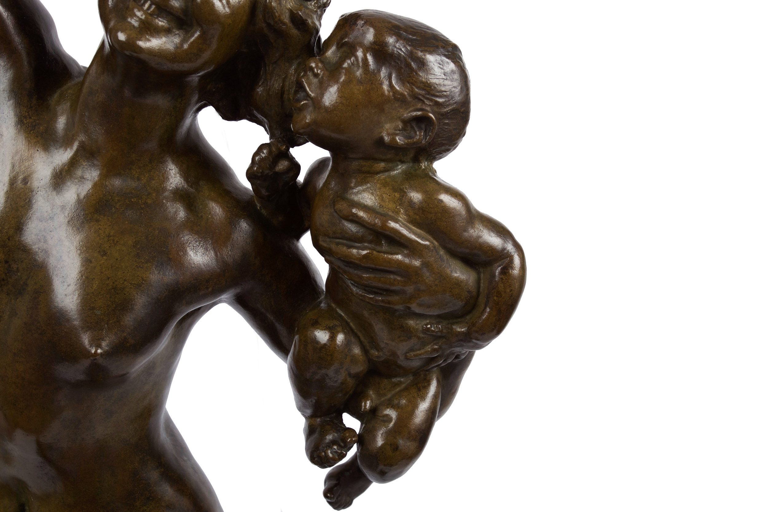 "Bacchante and Infant Faun" (1894) | Frederick William MacMonnies