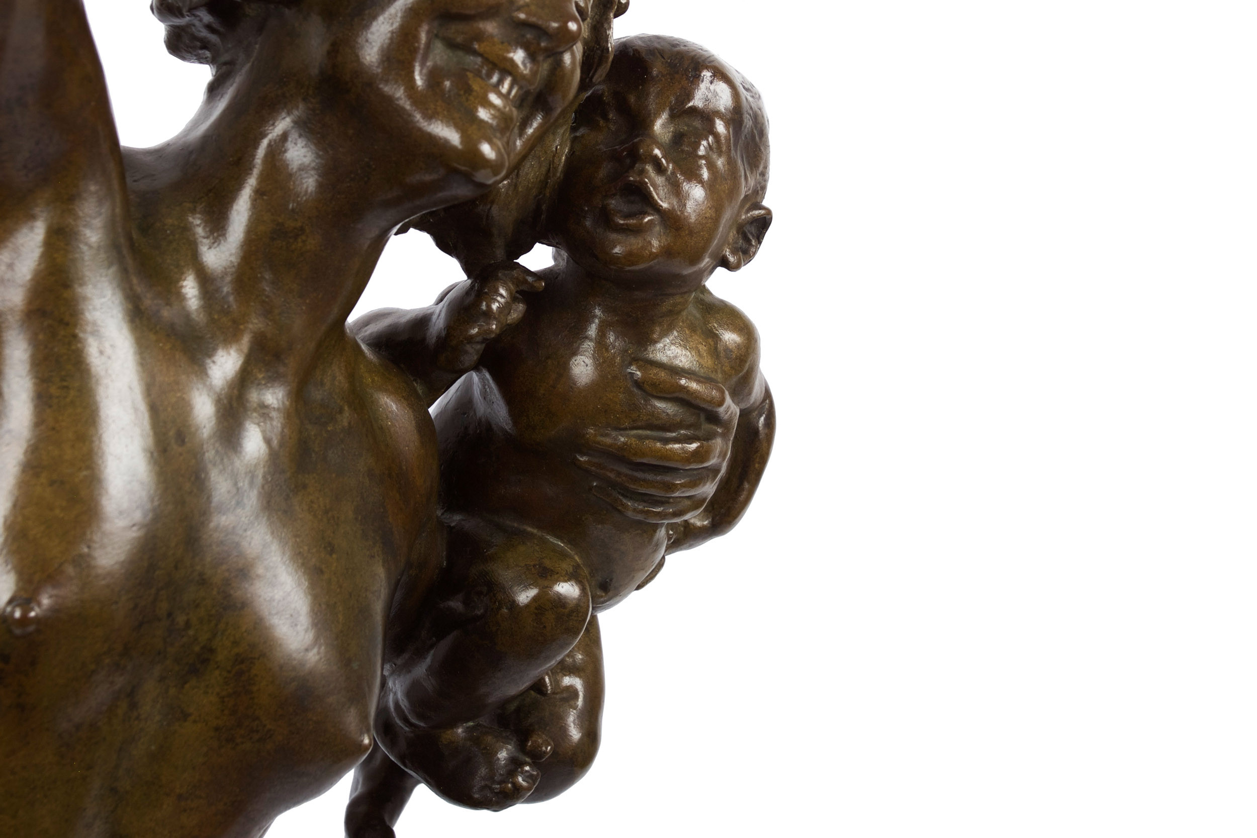 "Bacchante and Infant Faun" (1894) | Frederick William MacMonnies