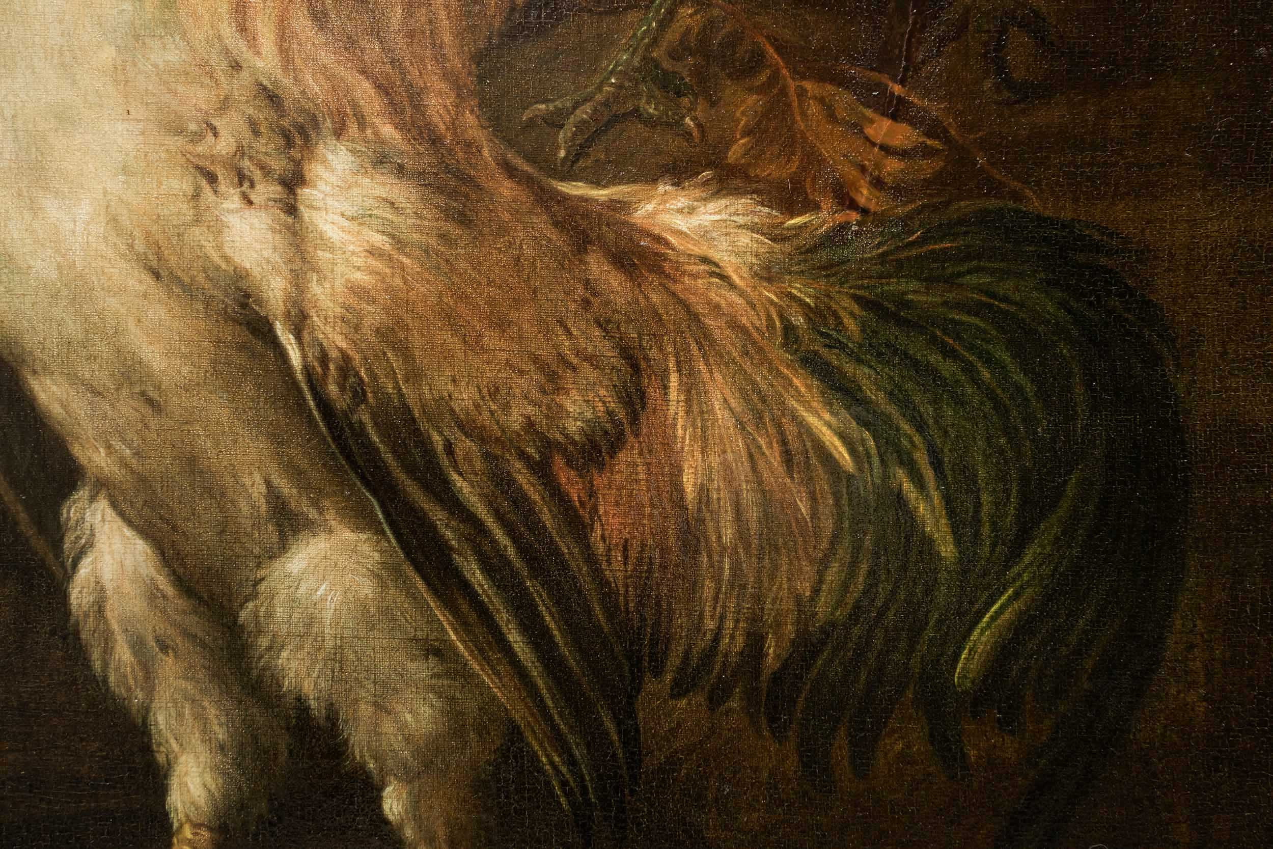 Painting of Rooster "Heralding the Dawn" by Antonio Franchini