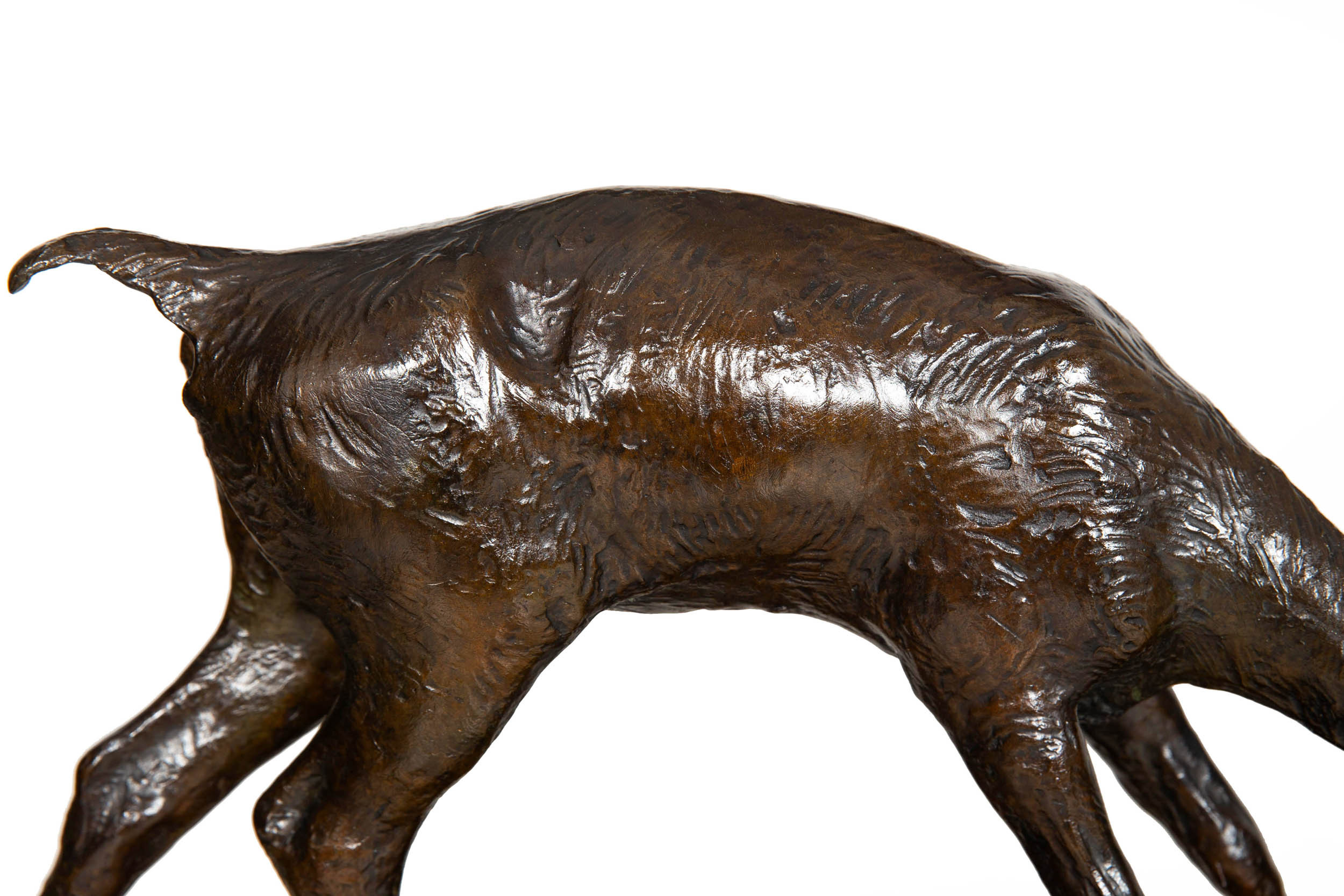 "Young Satyr with Drinking Deer" | Ary Bitter