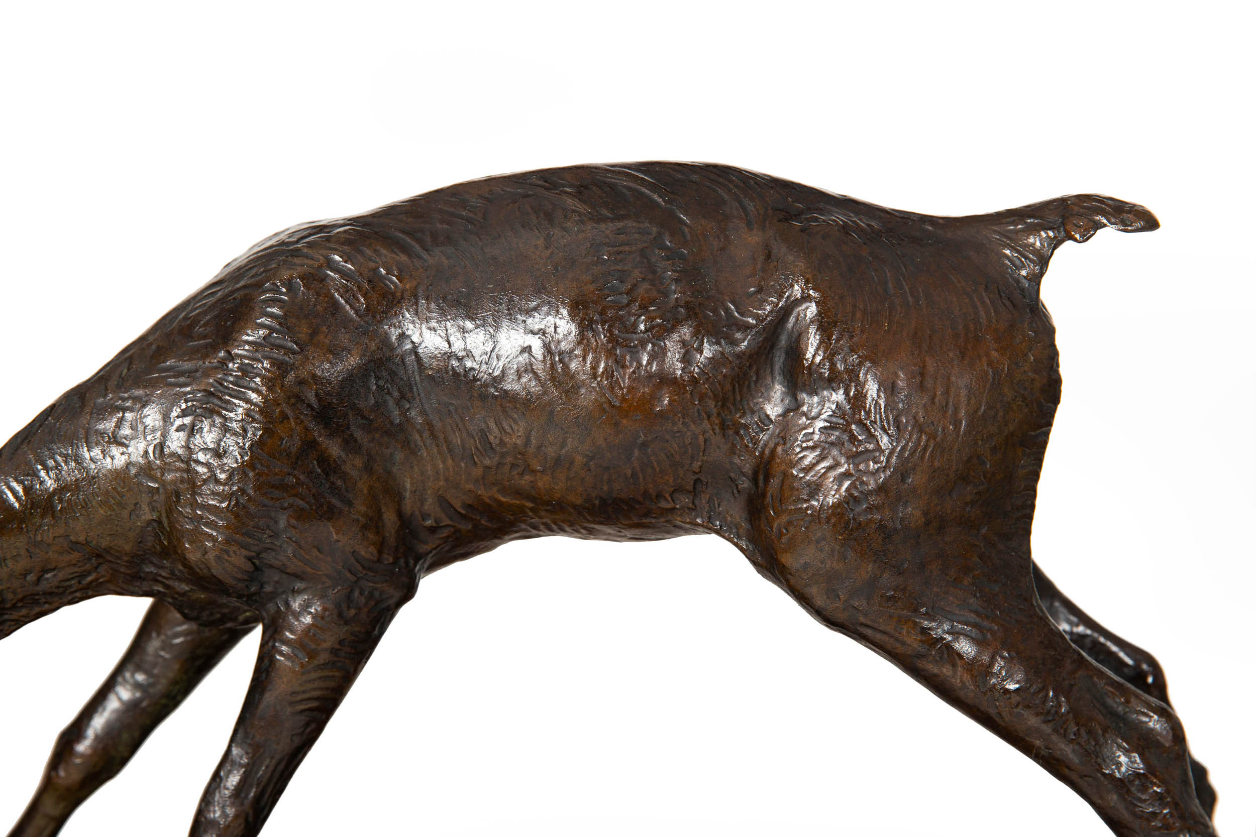 "Young Satyr with Drinking Deer" | Ary Bitter