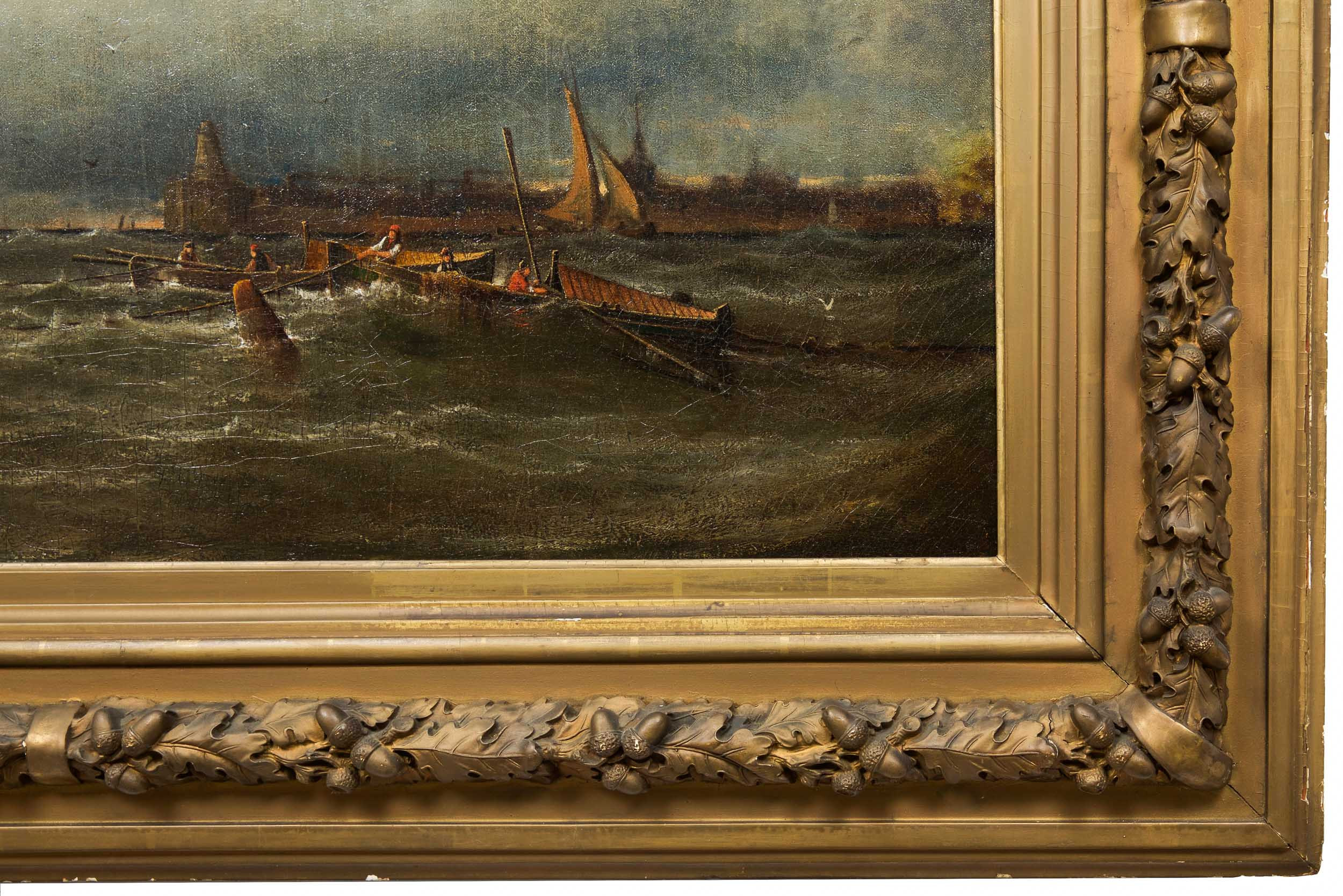 "A Coming Storm, Cape May" (1880) | Prosper Louis Senat - silla ...