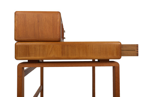 Mid-Century Danish Modern Teak Desk by D-Scan