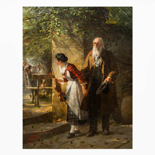 "The Blind Fiddler" | German School