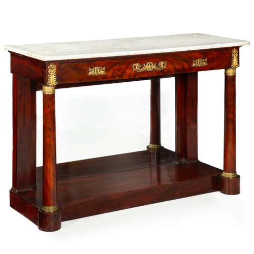 French Empire Mahogany Pier Table circa 1820