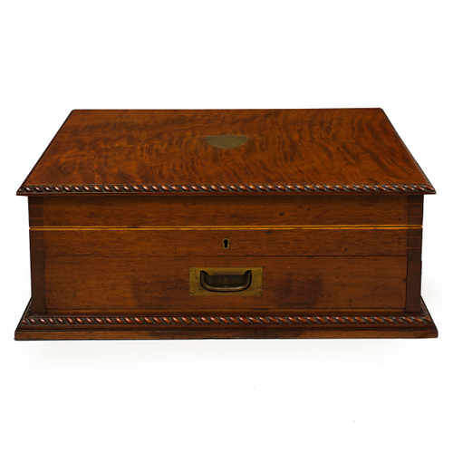 Walker & Hall Dovetailed Walnut Cutlery Box