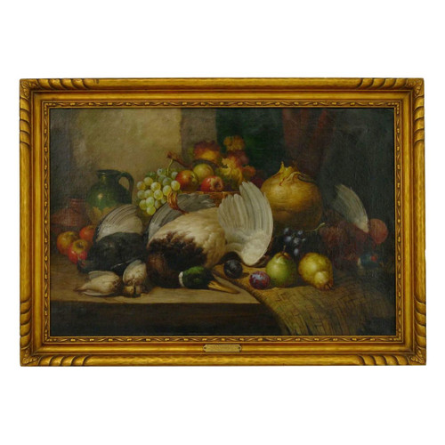 "Still-Life with Fruit and Game" Oil Painting | William Laud Duffield ...