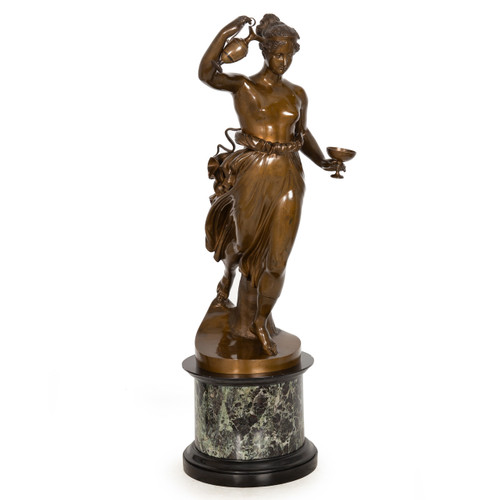 "Hebe Descending" | after Antonio Canova, cast by Boschetti