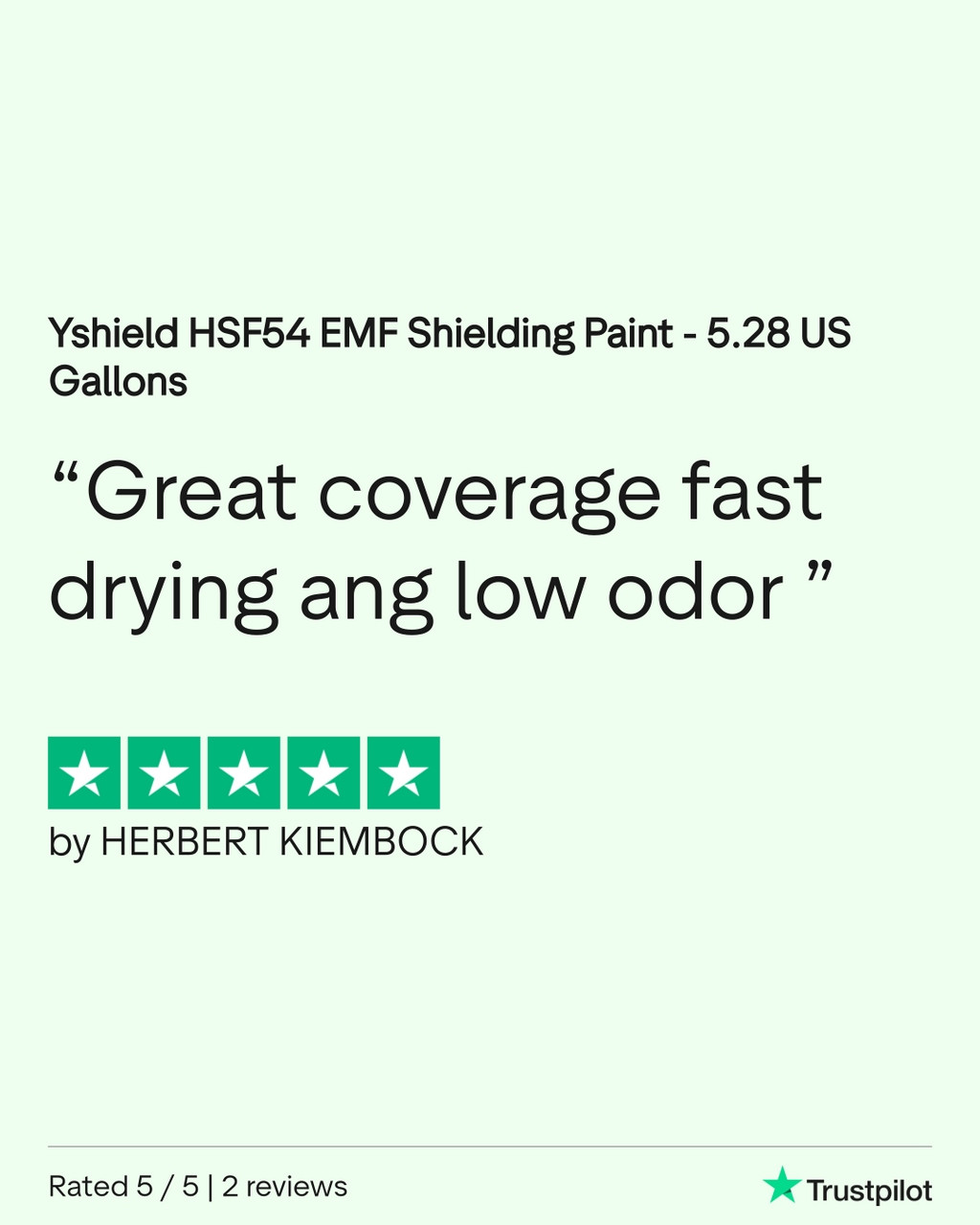 EMF Shielding Paint Yshield HSF54 - 5L